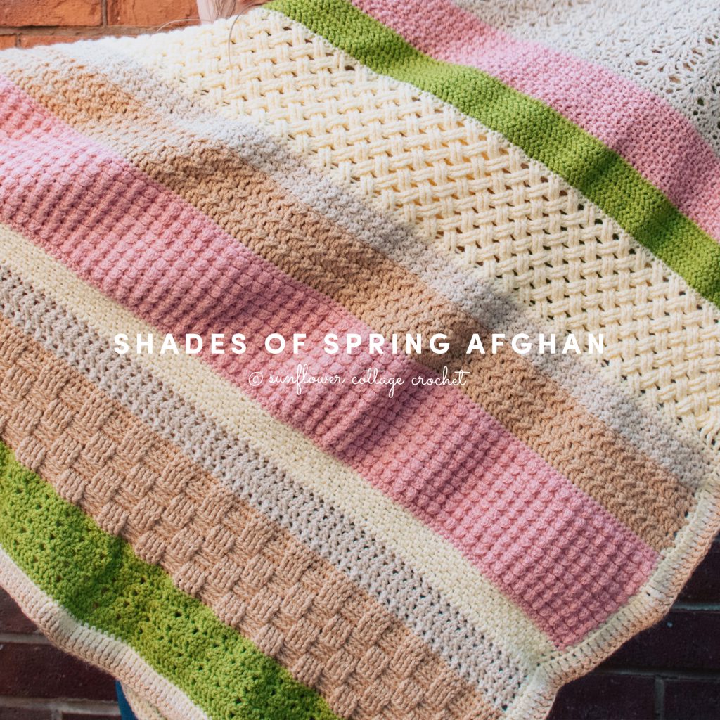 Shades of Spring Afghan Pattern - Sunflower Cottage Crochet