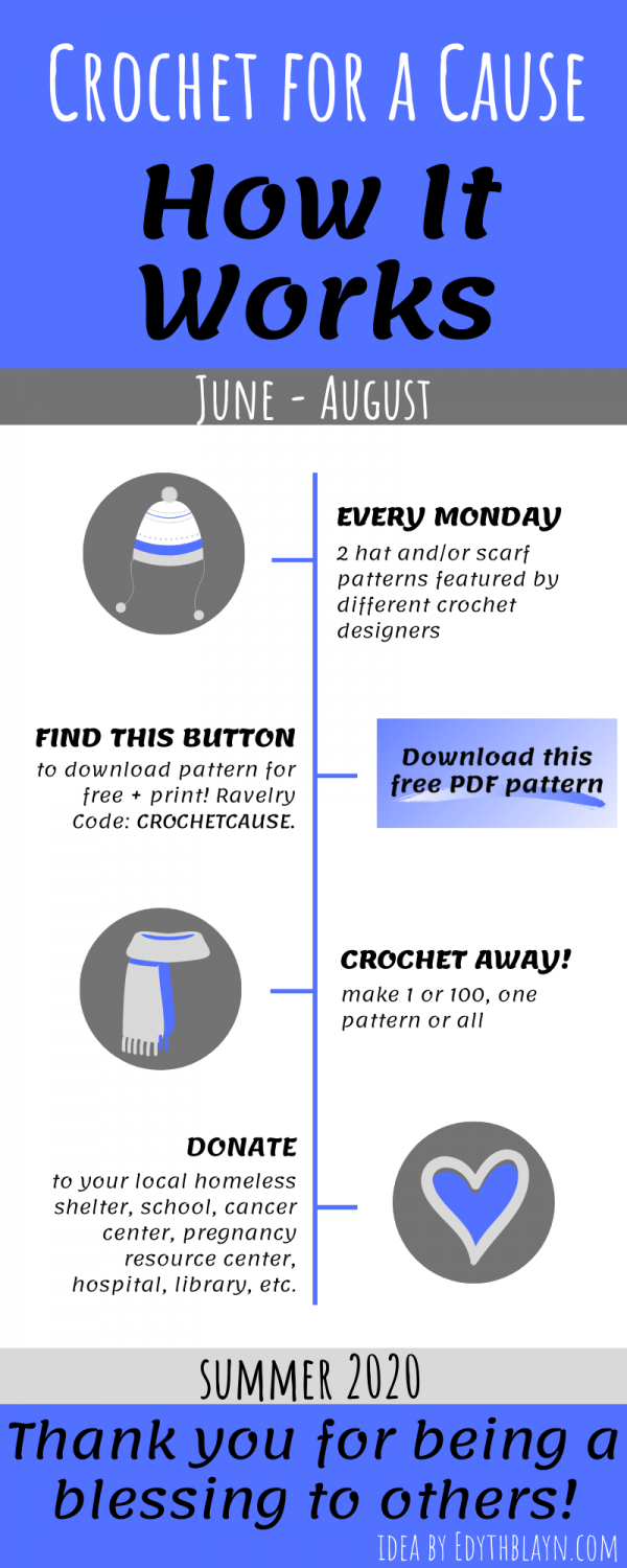 Crochet for a Cause Event - Sunflower Cottage Crochet