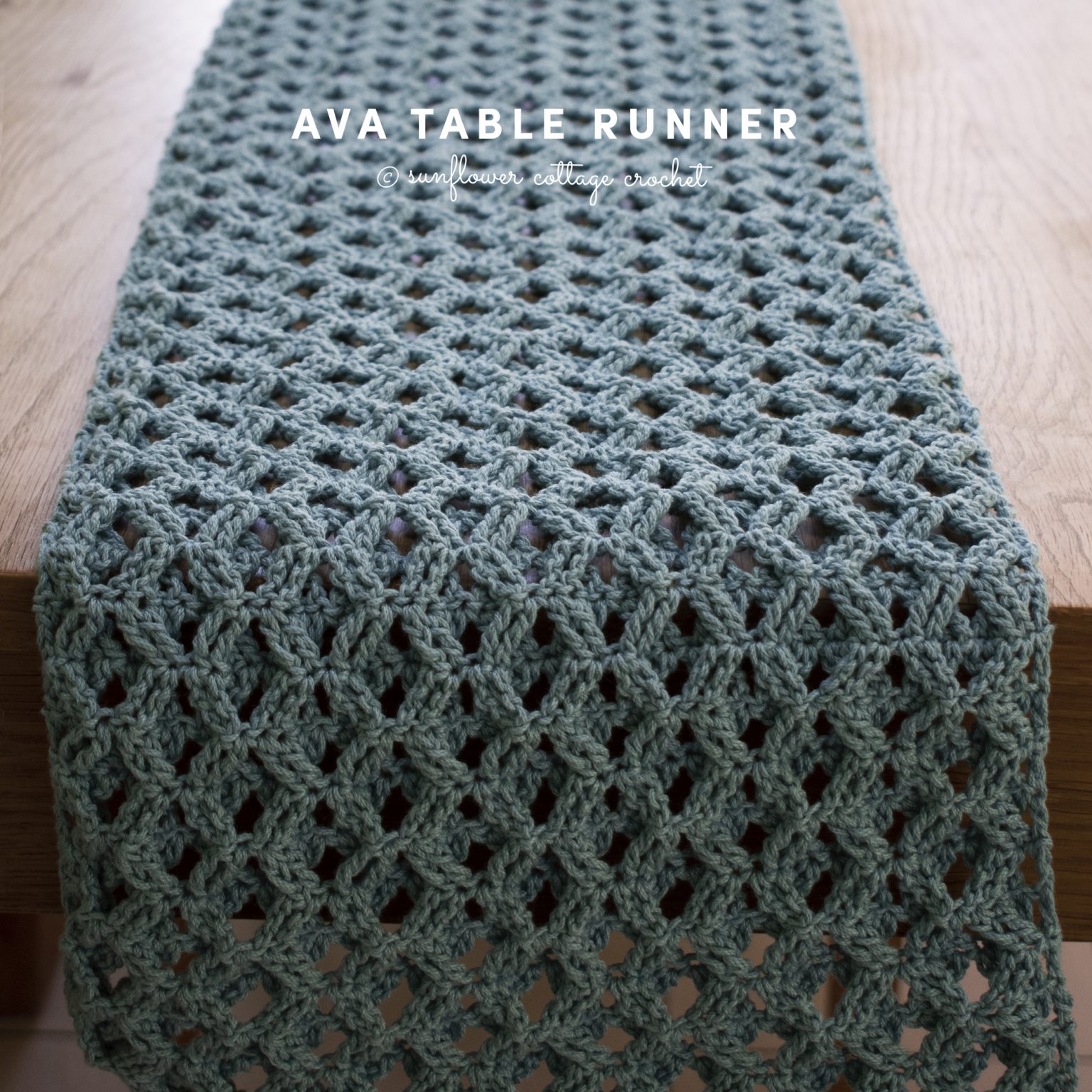 The Ava Collection - Crochet the Placemat and Coaster - Sunflower ...