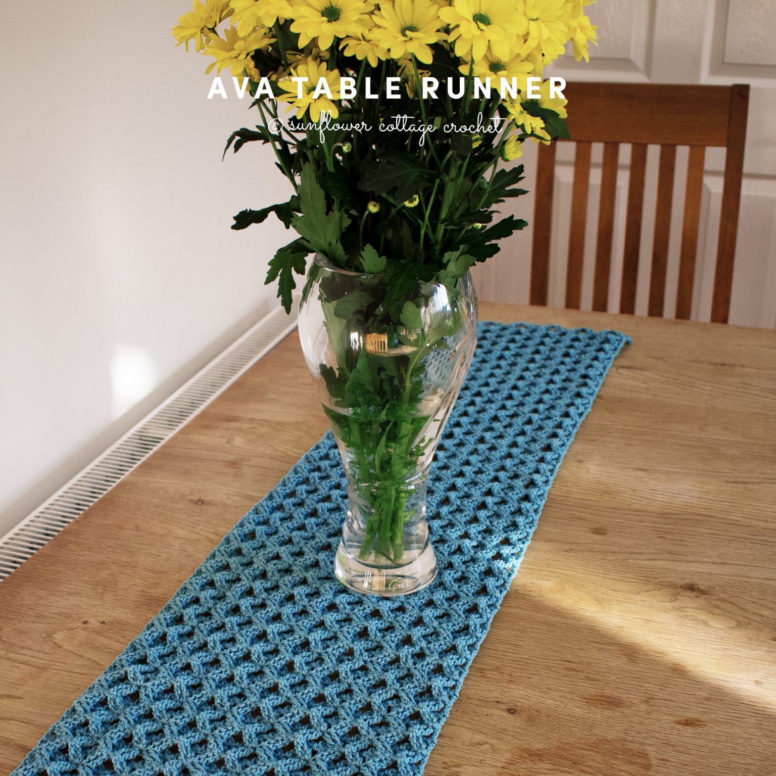 The Ava Collection - Crochet the Placemat and Coaster - Sunflower ...