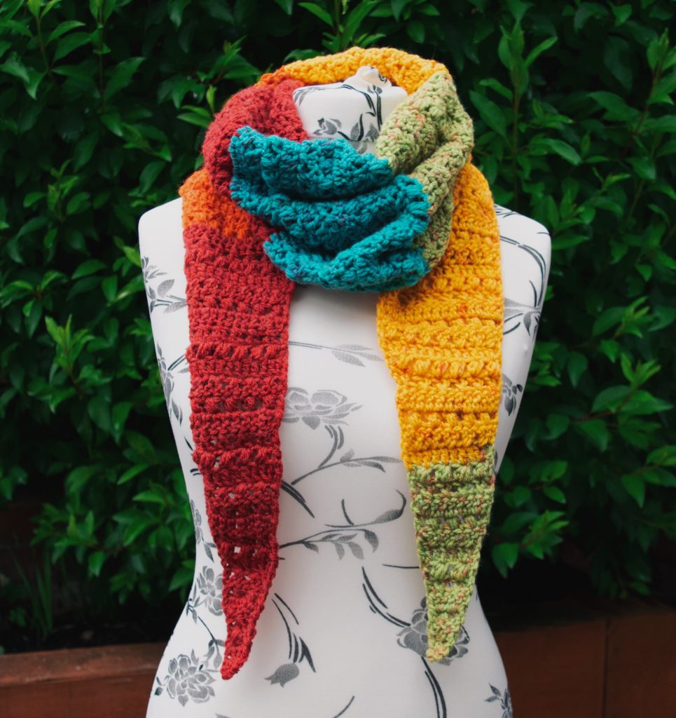 Women's Textured Scarf - Free Crochet Pattern - Sunflower Cottage Crochet