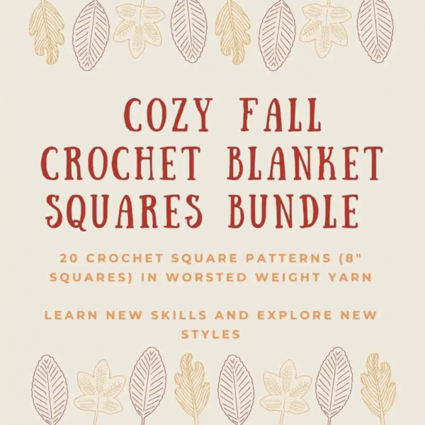 Acorn Square - Free 8" Pattern - Sunflower Cottage Crochet