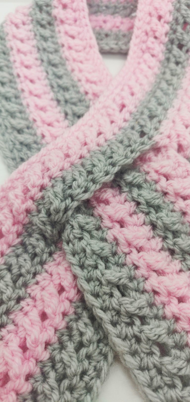 Keyhole Scarf - A Great Stash-buster! - Sunflower Cottage Crochet