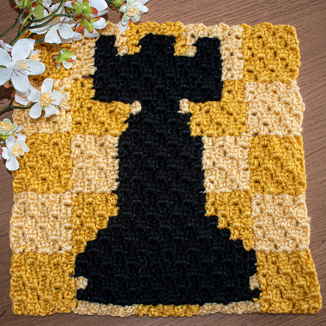 Crochet Your Own Chess Square - Free C2C Pattern - Sunflower Cottage ...