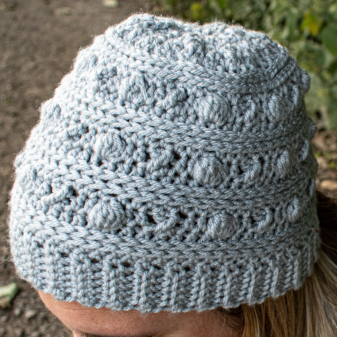 Textured Beanie with Ribbed Band - Free Crochet Pattern - Sunflower ...