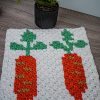 Growing Carrots - Free C2C Crochet Pattern - Sunflower Cottage Crochet
