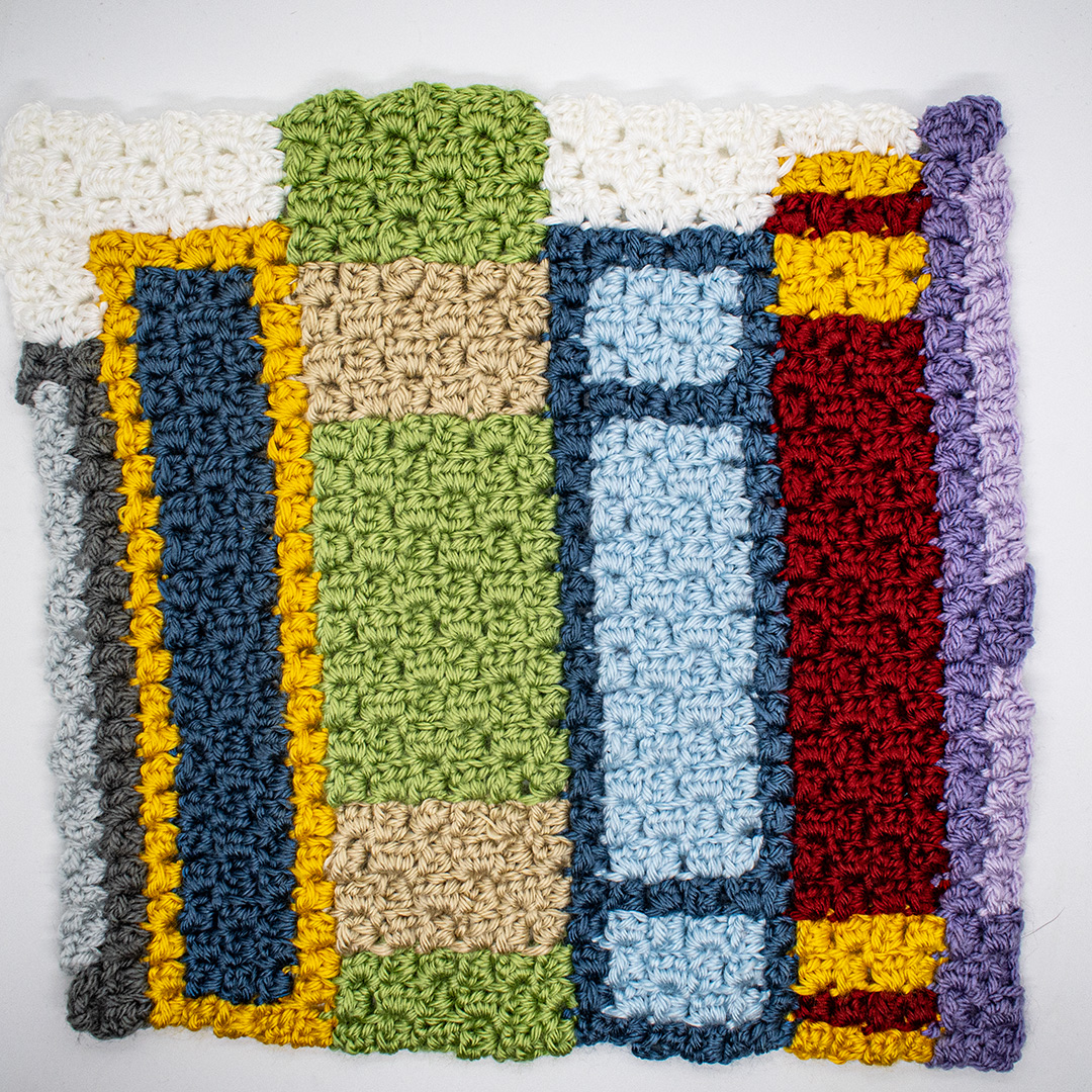 The Book Square - Free C2C Pattern - Sunflower Cottage Crochet