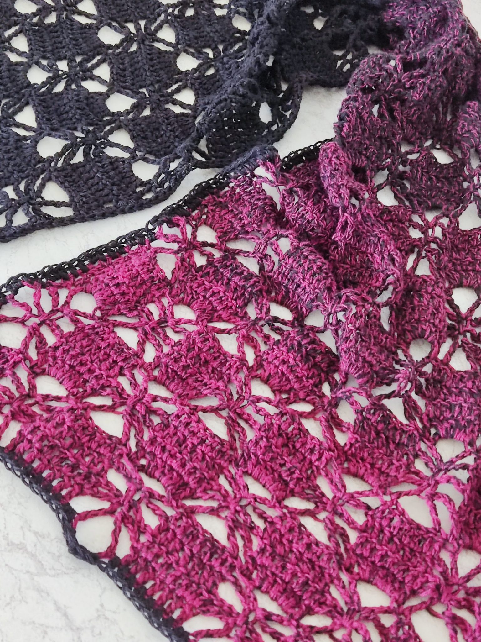 A Gorgeous Lacy Scarf - Free Pattern by Fosbas Designs - Sunflower ...