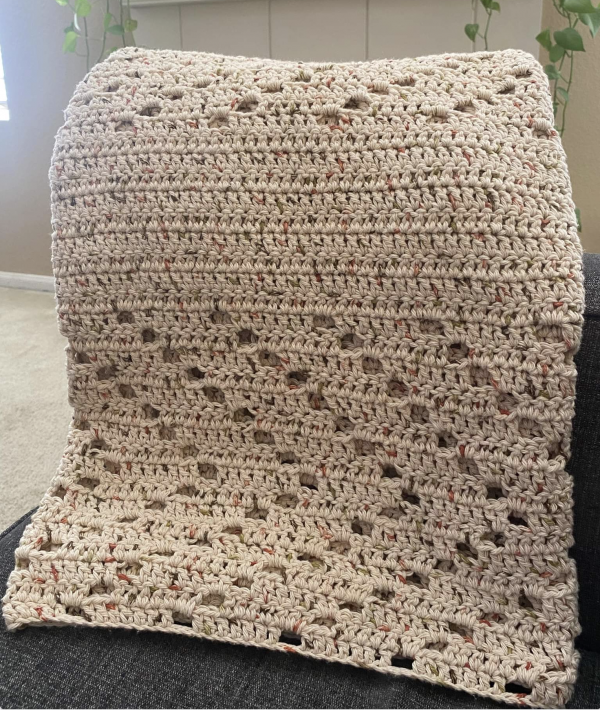 Want to Learn Filet Crochet? Try this Free Blanket Pattern - Sunflower ...