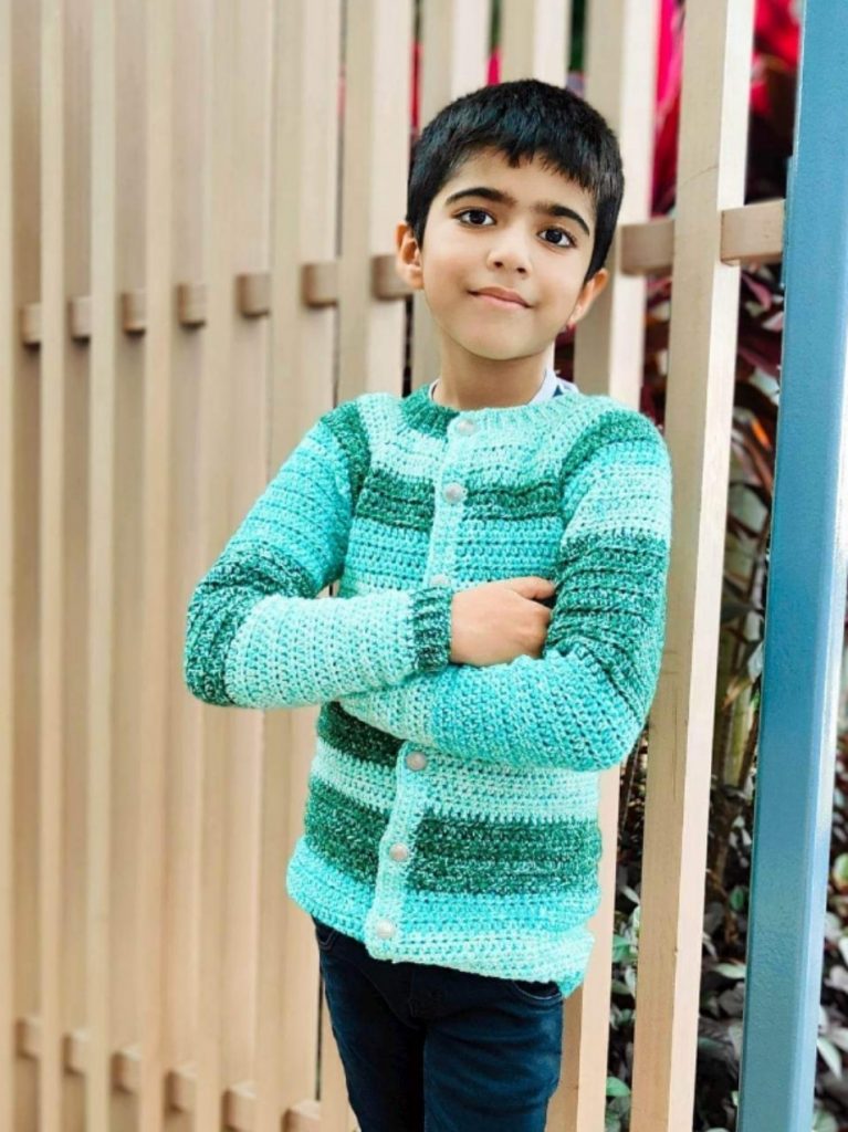 Free Child's Crochet Cardigan Pattern - Sunflower Cottage Crochet