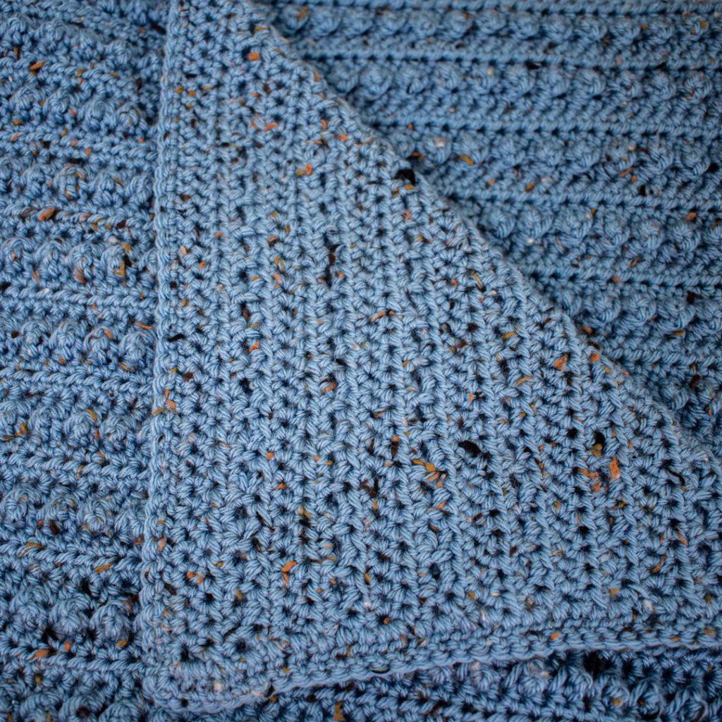 Easy and free textured baby blanket crochet pattern in 8 sizes ...