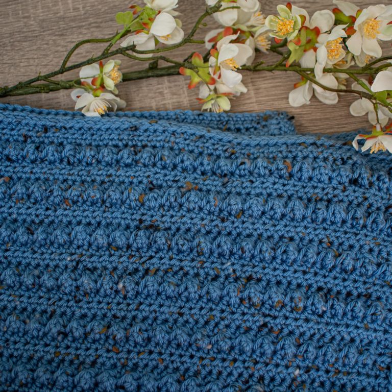 Easy and free textured baby blanket crochet pattern in 8 sizes ...