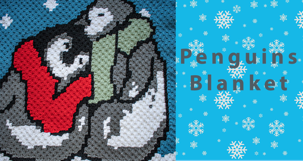 The perfect antidote to winter blues: Create a cozy Penguins Afghan ...