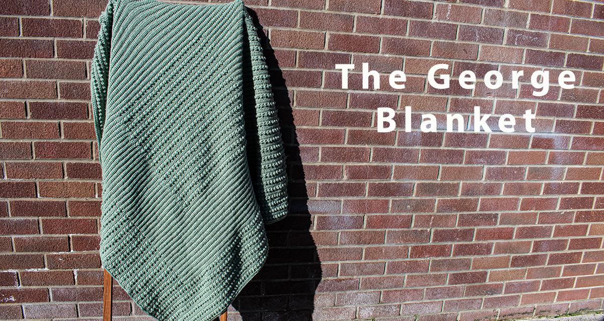 The Easy George Crochet Blanket Pattern - full of texture! - Sunflower ...