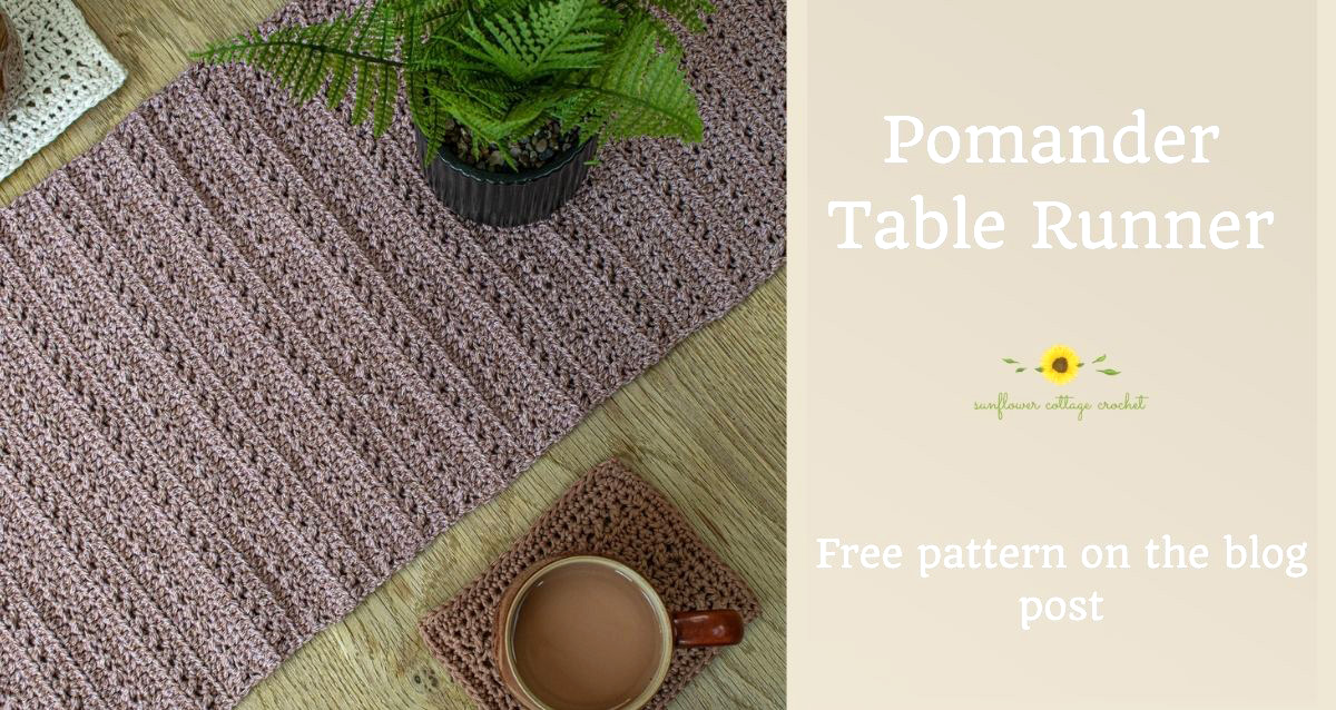 Rustic Charm for Your Fall Table: Crochet Table Runner Free Pattern ...